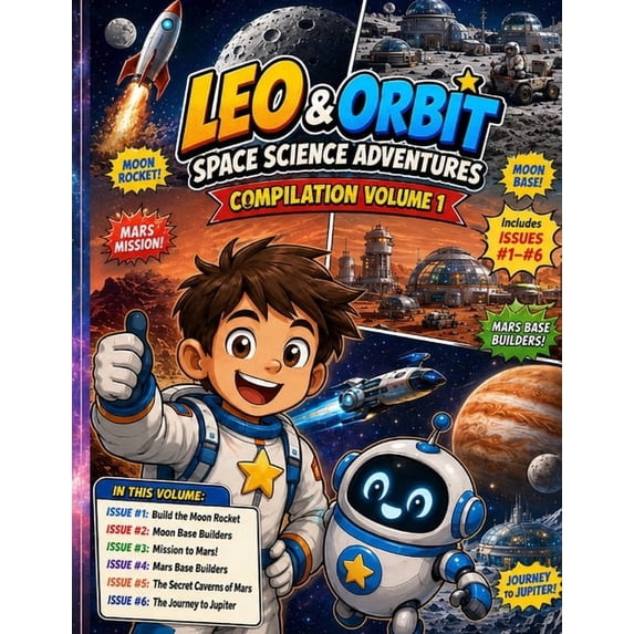 Leo & Orbit Space Science Adventures: A Science Comic Book for Kids ...