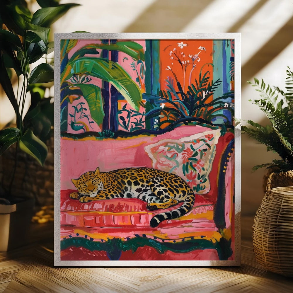 Leo.Pard Wall Art Poster, Henri Matisse Botanical Printable Wall Art ...