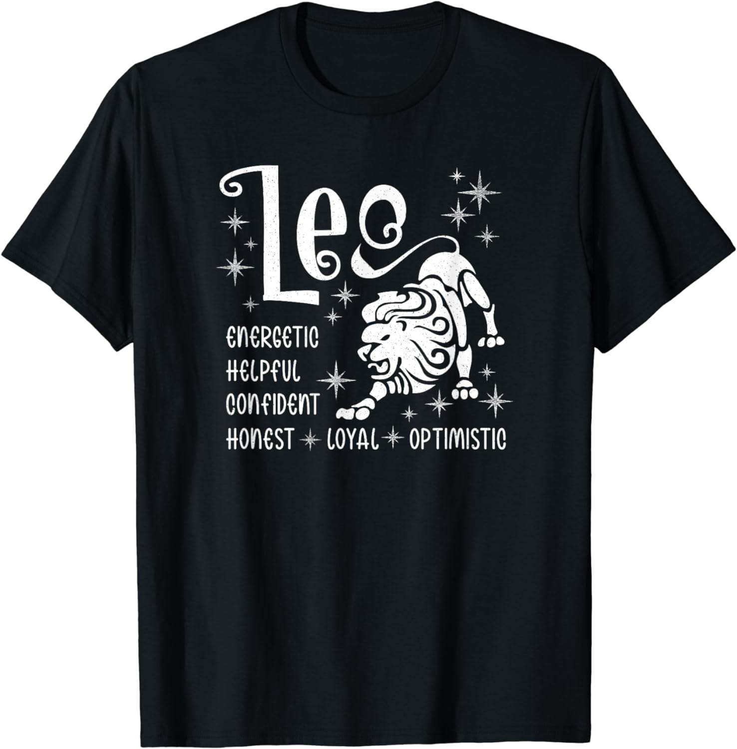 Leo Personality Traits 鈥?Cute Zodiac Astrology T-Shirt - Walmart.com
