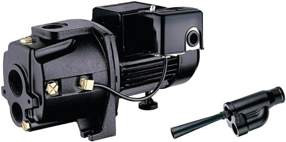 Leo Pump Convertible Well Pump - Cast Iron, Dual Voltage Motor, Shallow ...