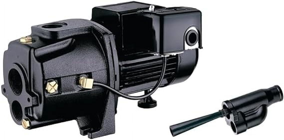 Leo Pump Convertible Well Pump - Cast Iron, Dual Voltage Motor, Shallow ...