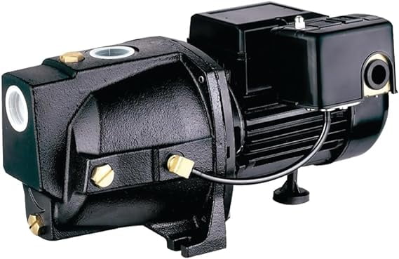 Leo Pump Shallow Well Pump, Cast Iron Construction, Thermal Overload ...