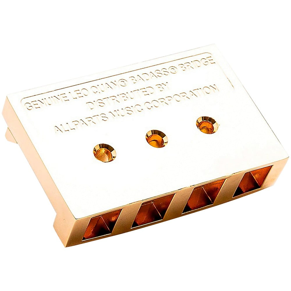 Leo Quan Badass I 4 String Bass Bridge Gold - Walmart.com
