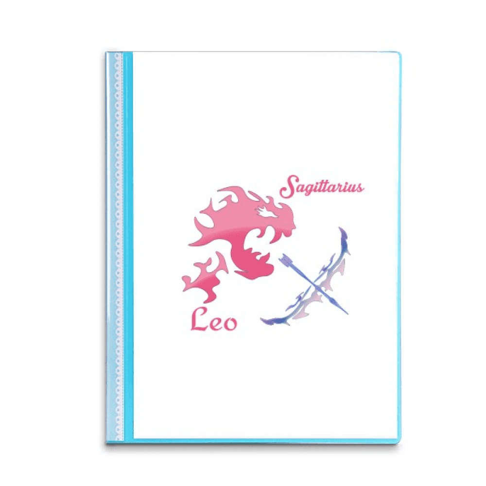 Leo Sagittarius Constellation Book Sheet Protectors Portfolio Binder ...