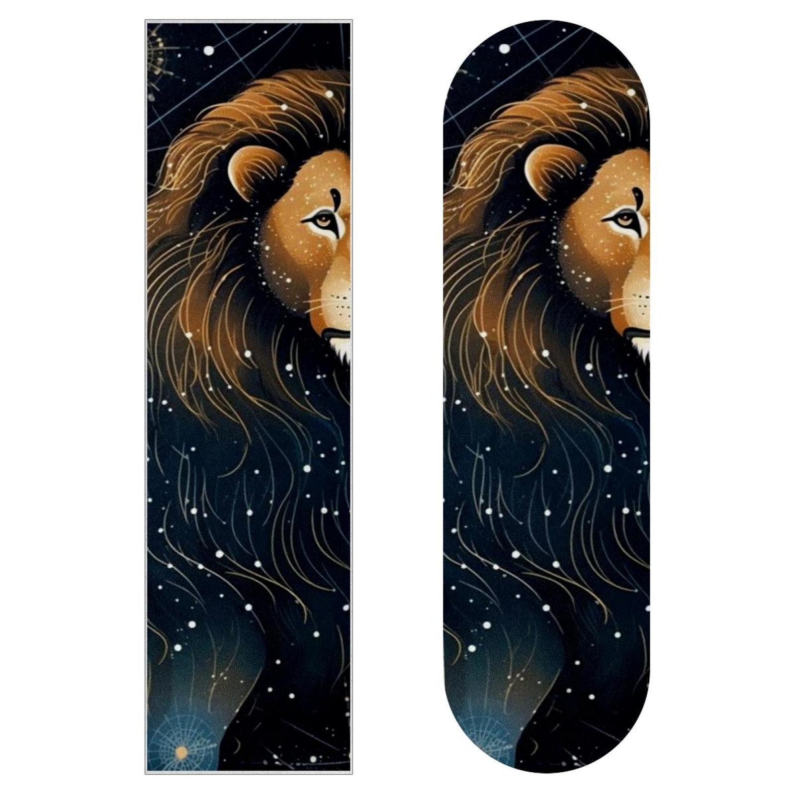 Leo Skateboard Grip Tape Pack of Two - Emery Surface PVC Backing 8.8x32.6in/22.4x83 cm - Walmart.com