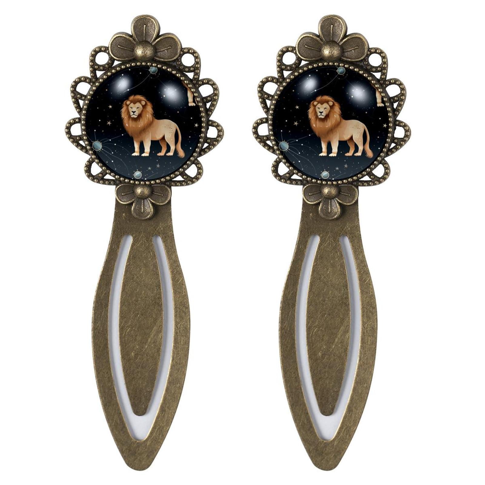 Leo Vintage Copper-Colored Lace Bookmarks: Stainless Steel Reading ...