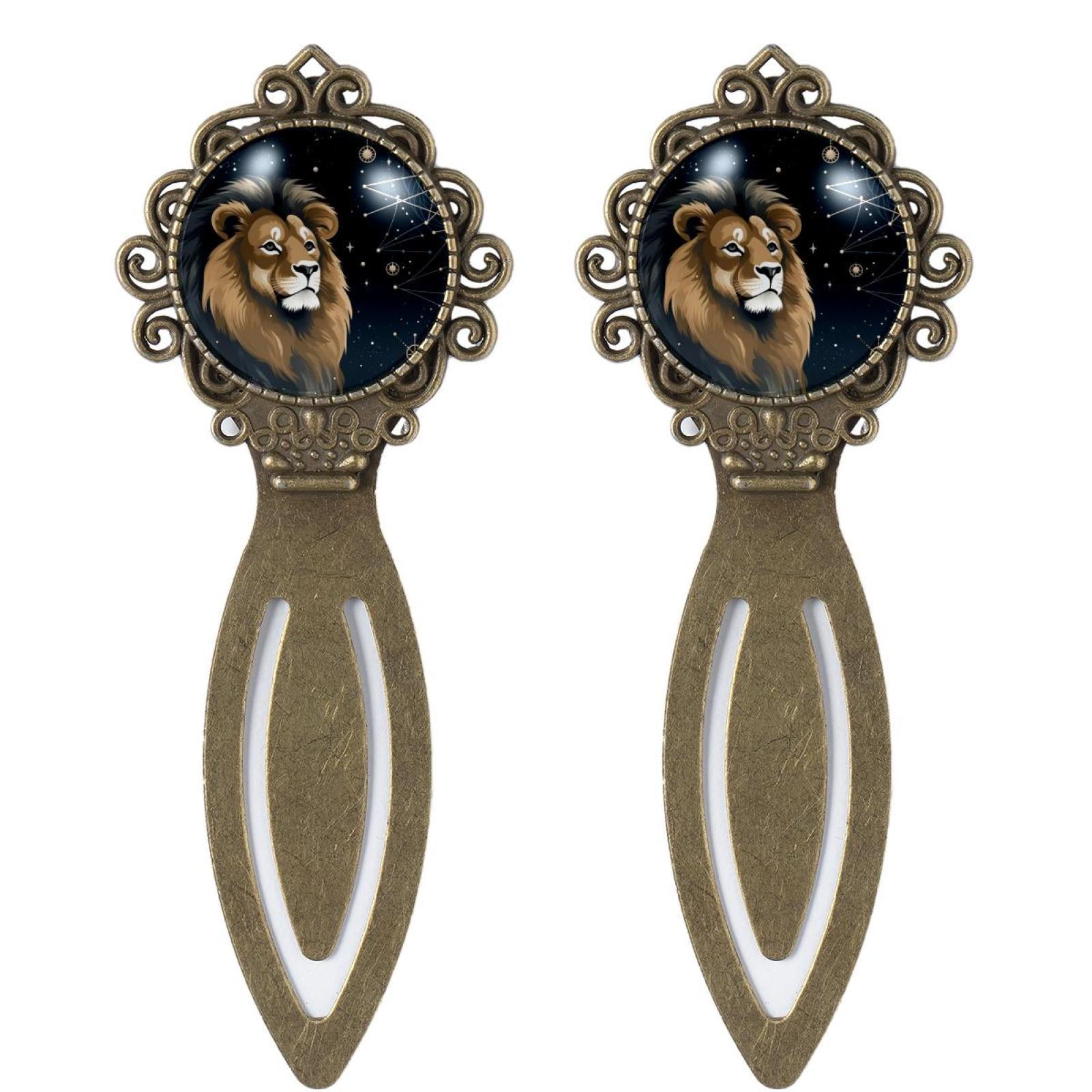 Leo Vintage Copper-Colored Lace Bookmarks: Stainless Steel Reading ...