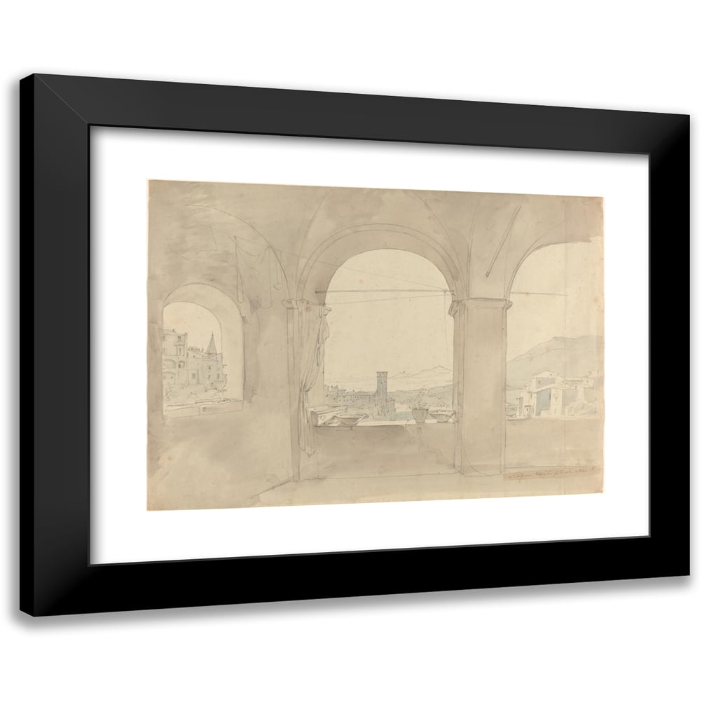 Leo Von Klenze 14x11 Black Modern Framed Museum Art Print Titled ...
