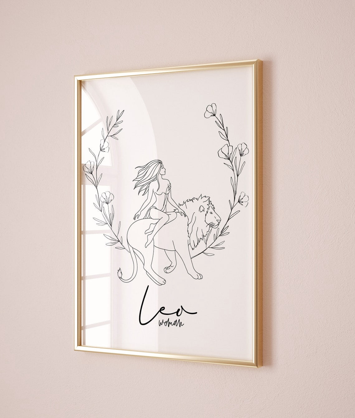 Leo Wall Art, Leo Gifts, Leo Sign, Leo Zodiac Sign, Leo Birthday Gift ...