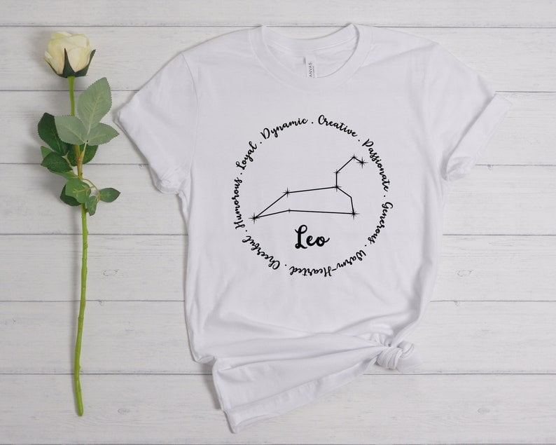 Leo Zodiac Shirt, Leo Shirt, Leo Gift, Gift For Leo, Leo Merch, Leo ...
