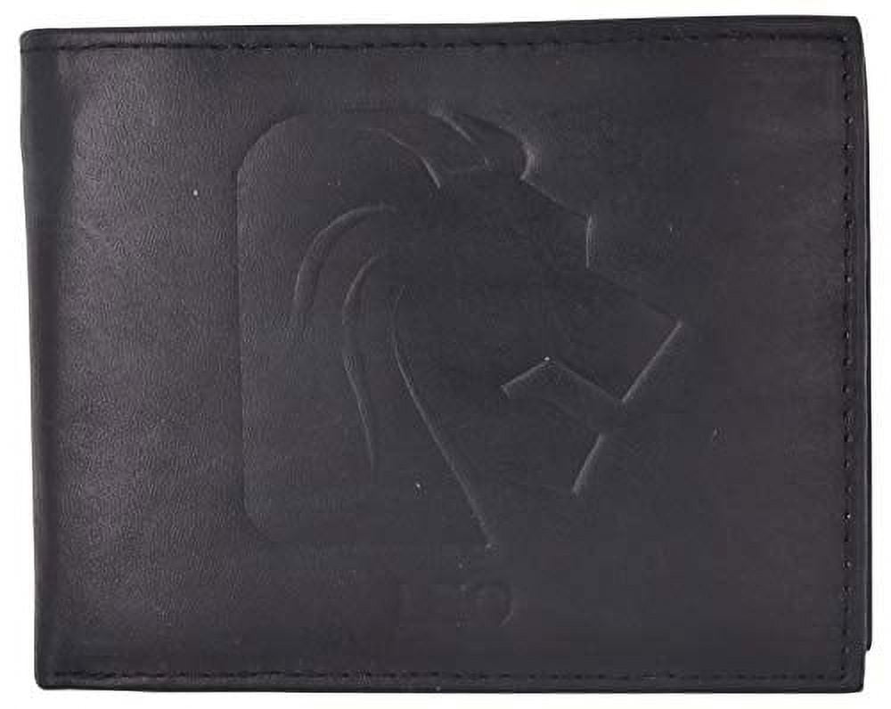 Leo Zodiac Sign Bifold Trifold Genuine Leather Men's Wallets - Walmart.com