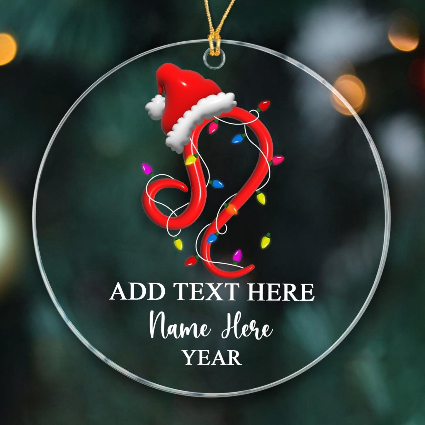 Leo Zodiac Sign Christmas Ornament 2025, Personalized Leo Zodiac ...