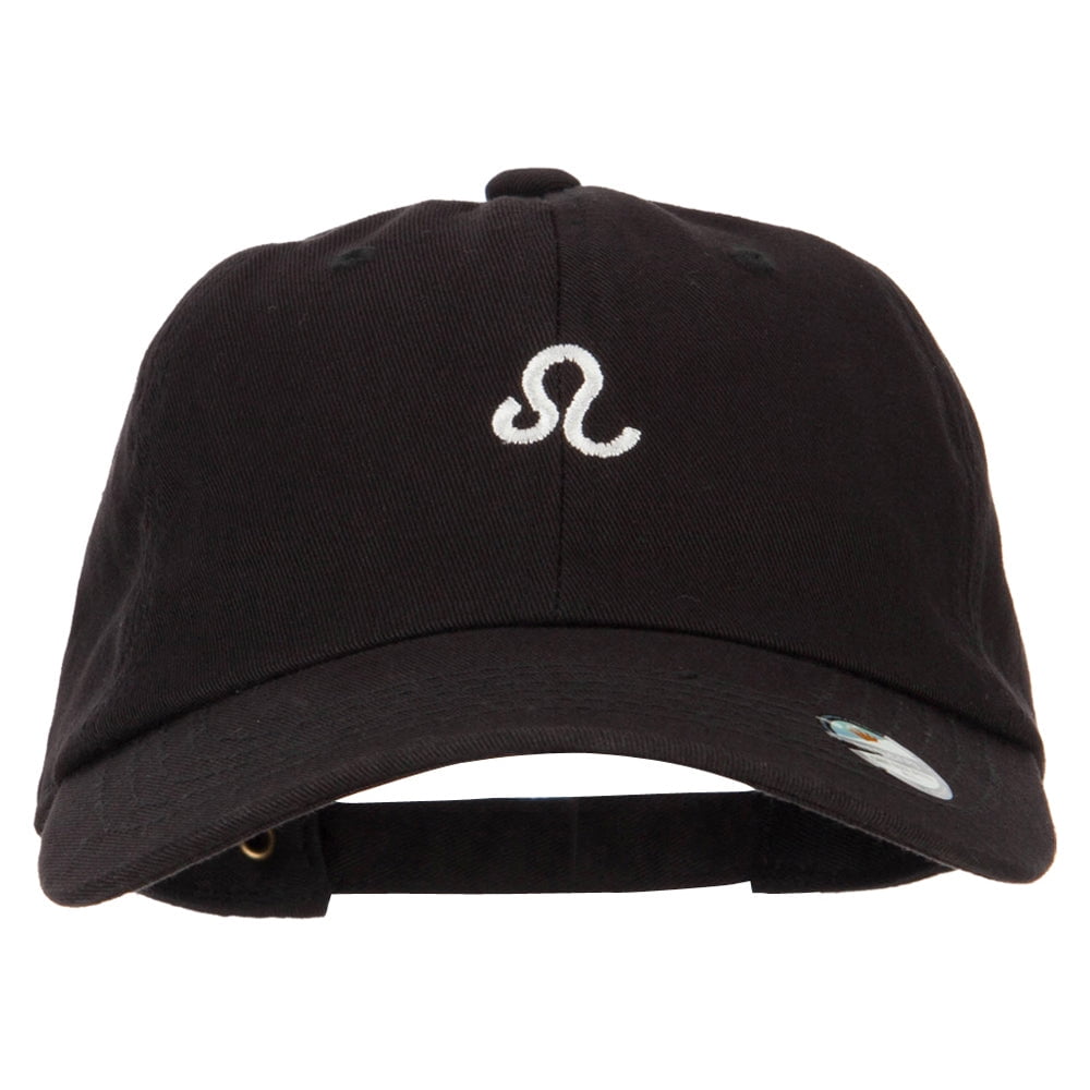 Leo Zodiac Sign Embroidered Unstructured Cap - Black OSFM - Walmart.com
