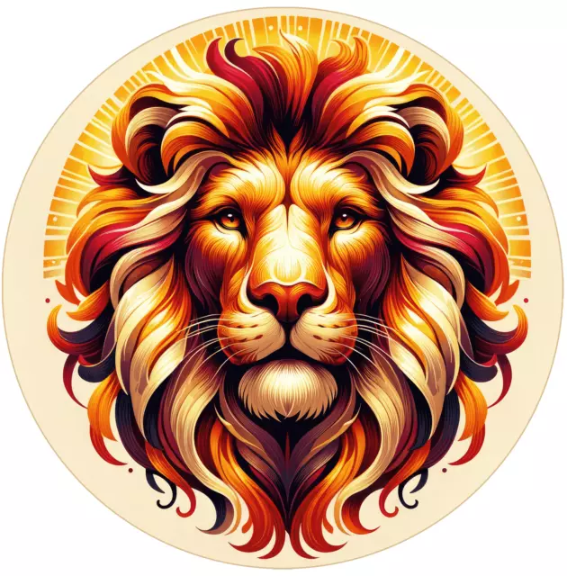 Leo Zodiac Sign Sticker Phone Decal Water Bottle Stickers Car Decals ...