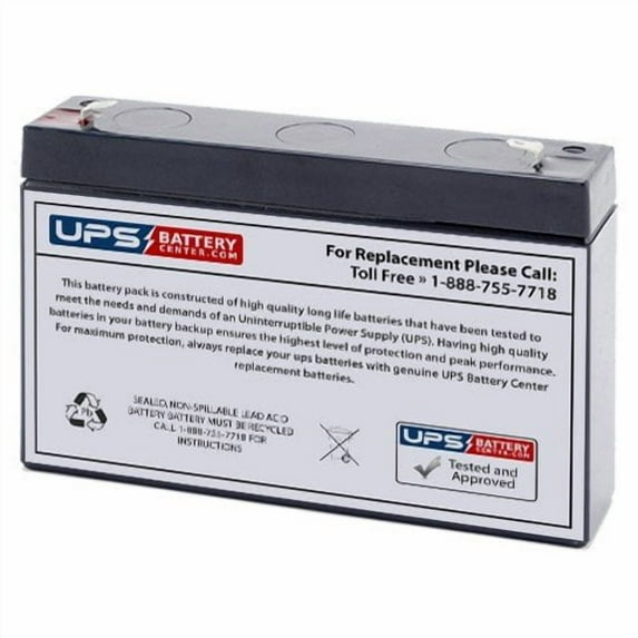 Leoch LP12-2.8 12V 2.8Ah Replacement Battery with F1 Terminals - by UPS ...