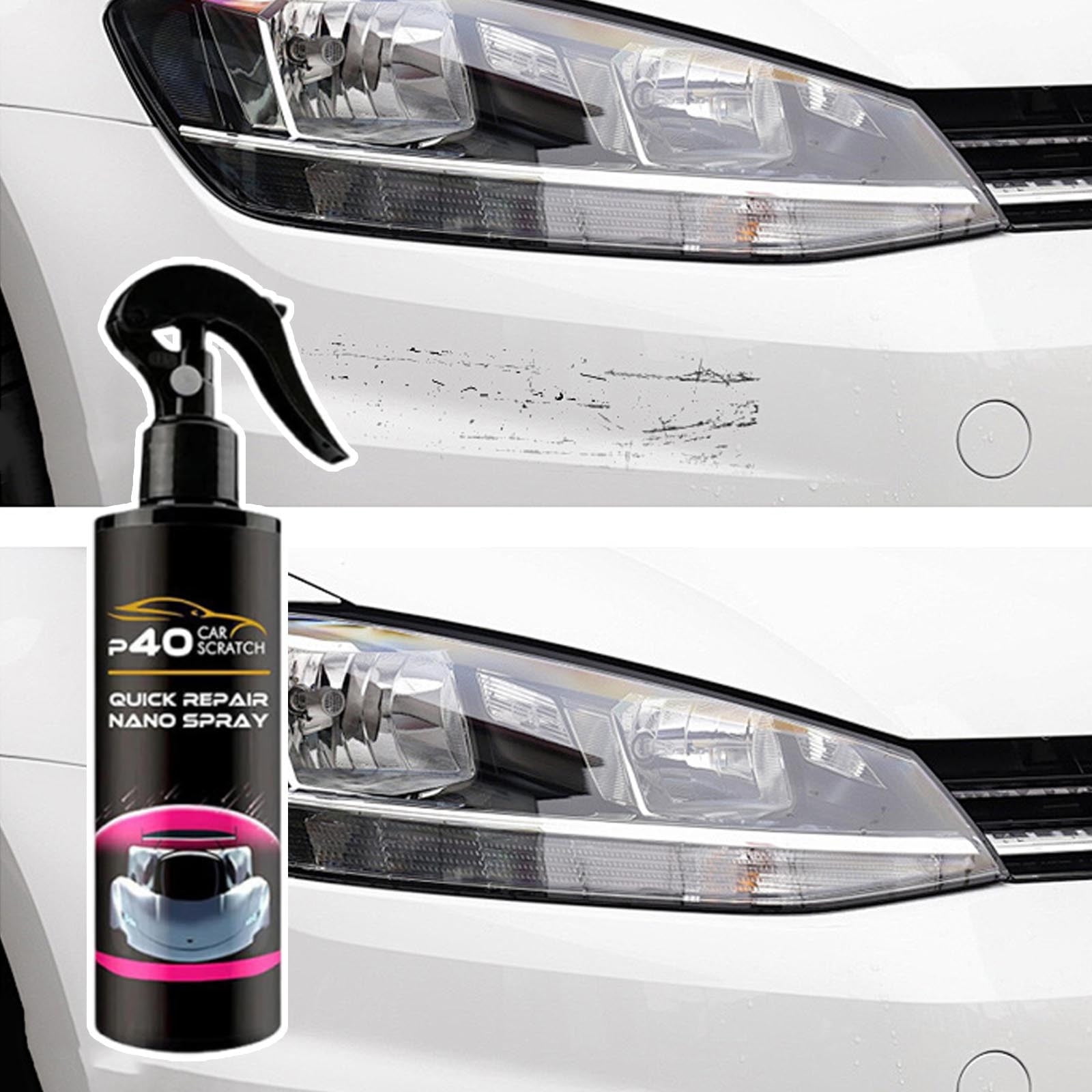 Leodye 120ml Nano Car Scratch Repair Spray 2PC, Quick Fix for Scratches Tan Marks, Waterproof UV ...