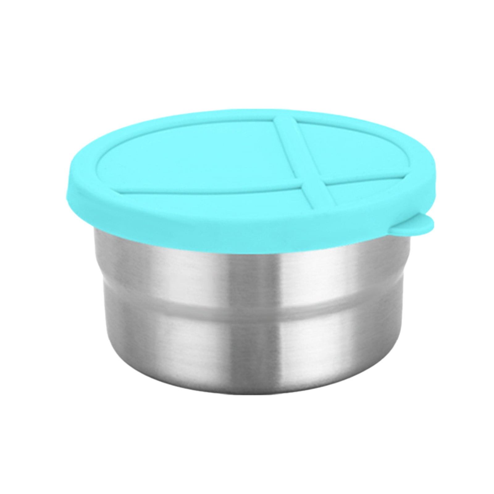 Leodye 1PCS Stainless Steel Silicone-lid Lunch Box Leakproof ...