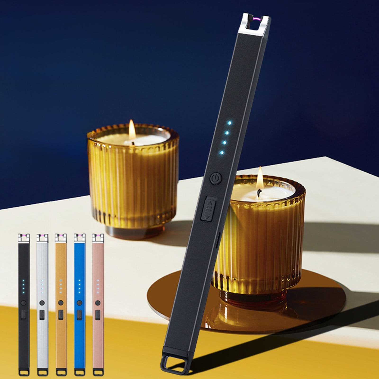 Leodye 1Pcs Electric Candle Lighter with Safety Switch -Type C Fast ...