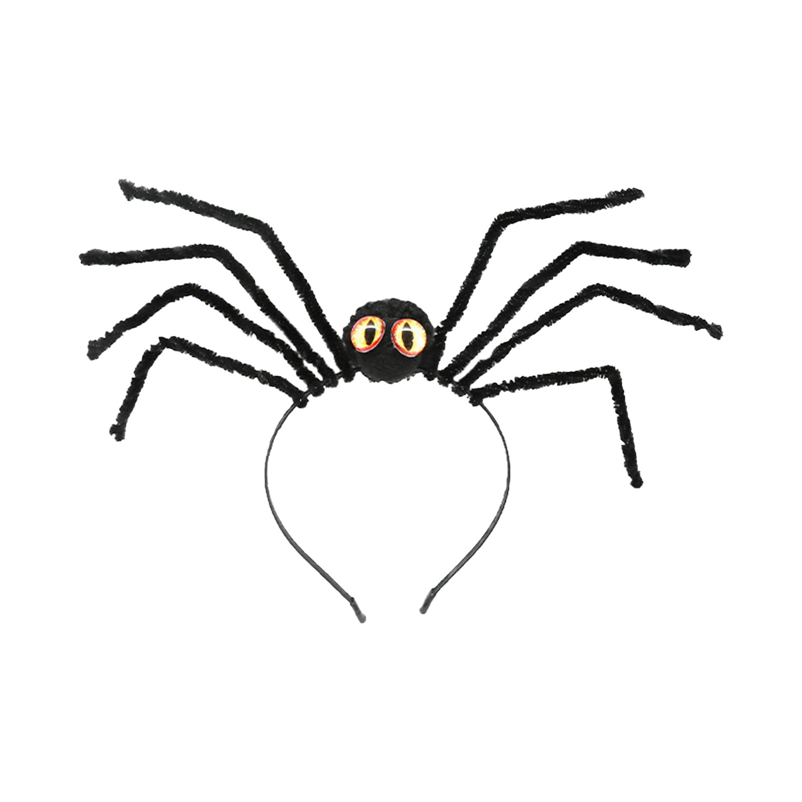 Leodye 1pcs Halloween Spider Headdress Funny Spider Masqueraden Hair ...