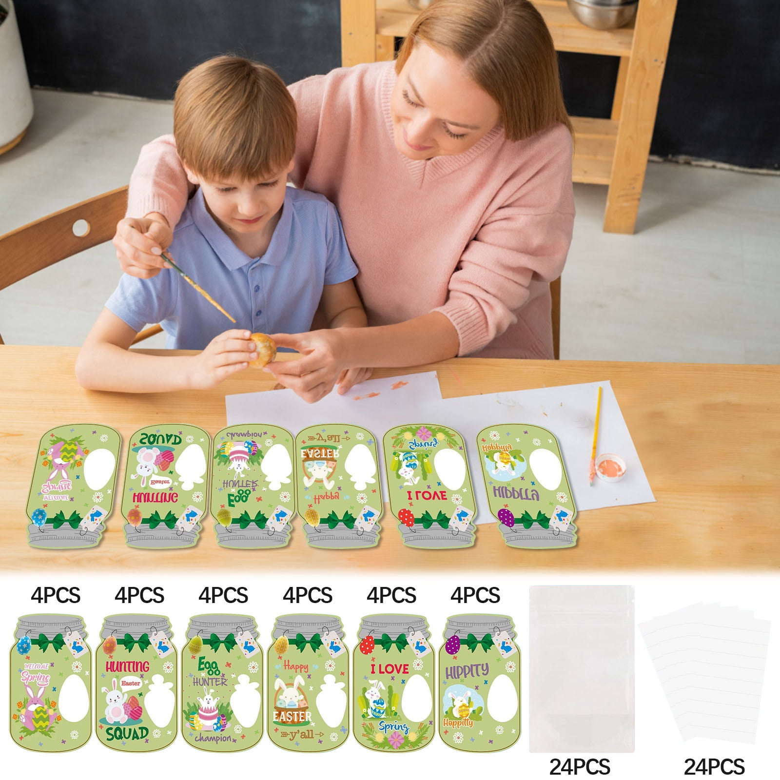 Leodye 24-Pack Easter Message in a Bottle Greeting Cards for Student ... Leodye 24-Pack Easter Message in a Bottle Greeting Cards for Student ...