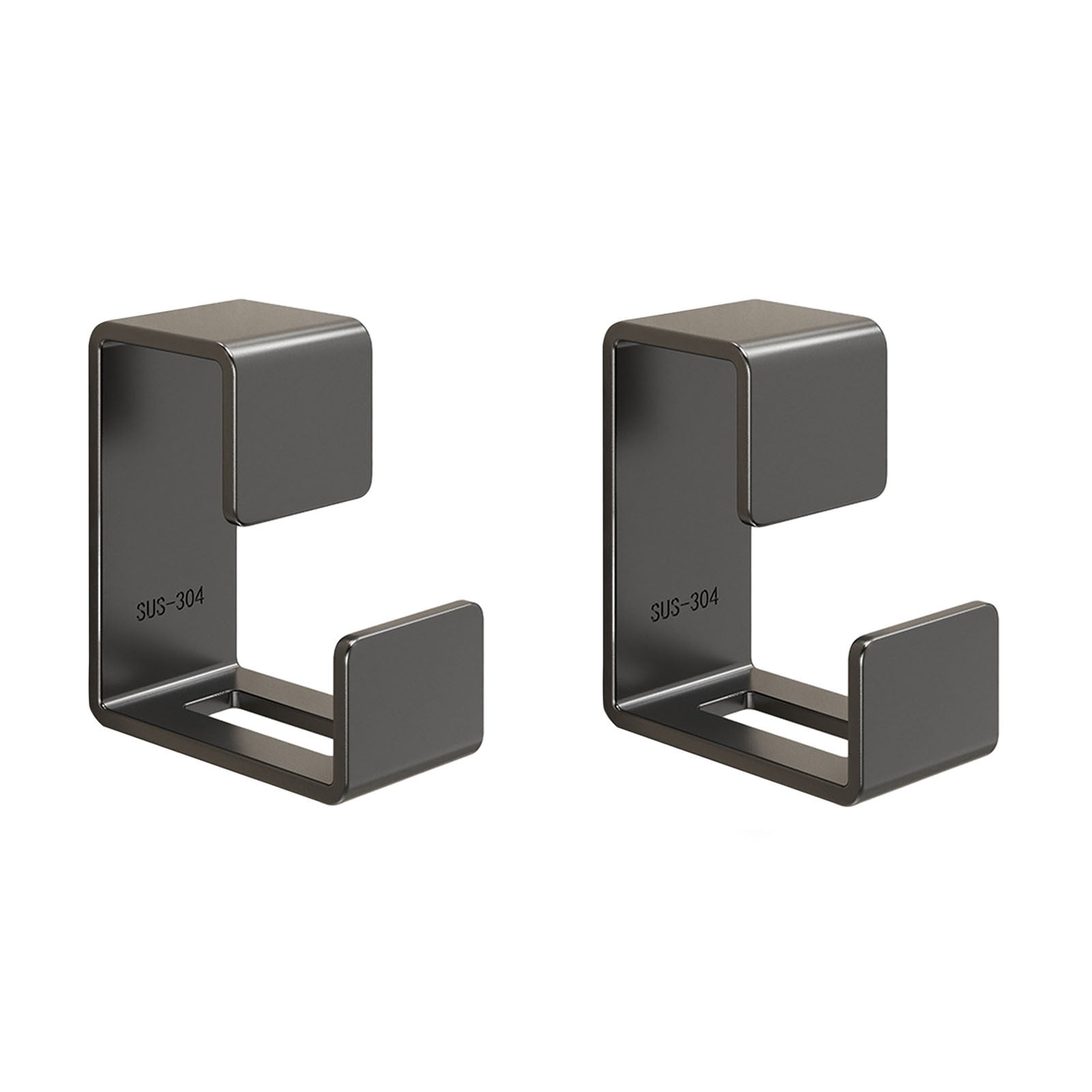 Leodye 2PCS Stainless Steel Wall Bathroom Hook, Multifunctional Design ...