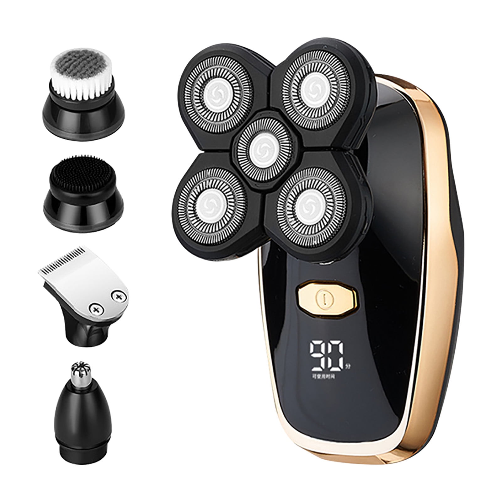 Leodye Bald Head Artifact Shaving Machine Self-shaving Five-blade Whole ...