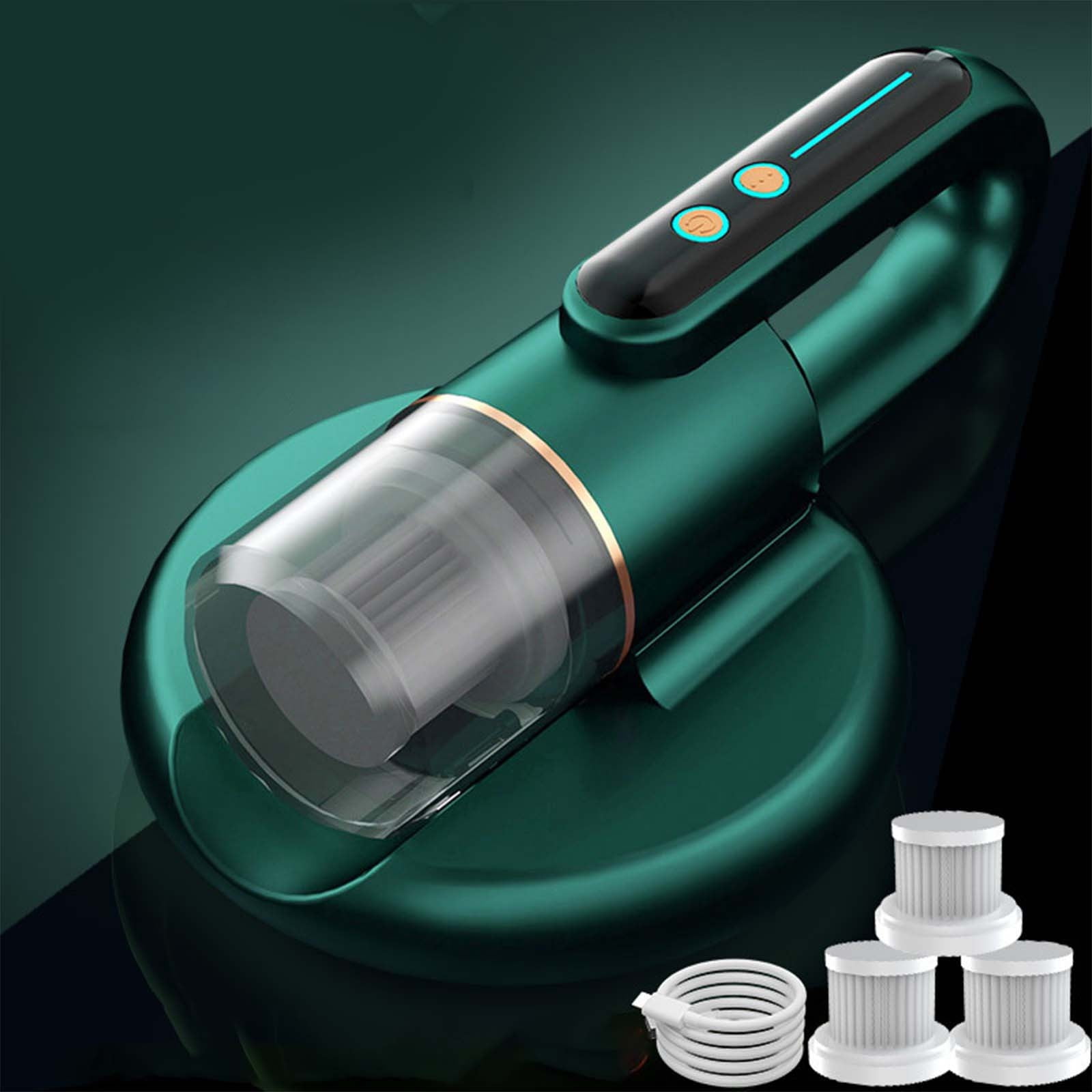 Leodye Bed Vacuum Cleaner Mattress Vacuum Cleaner 8KPa Handheld Deep ...