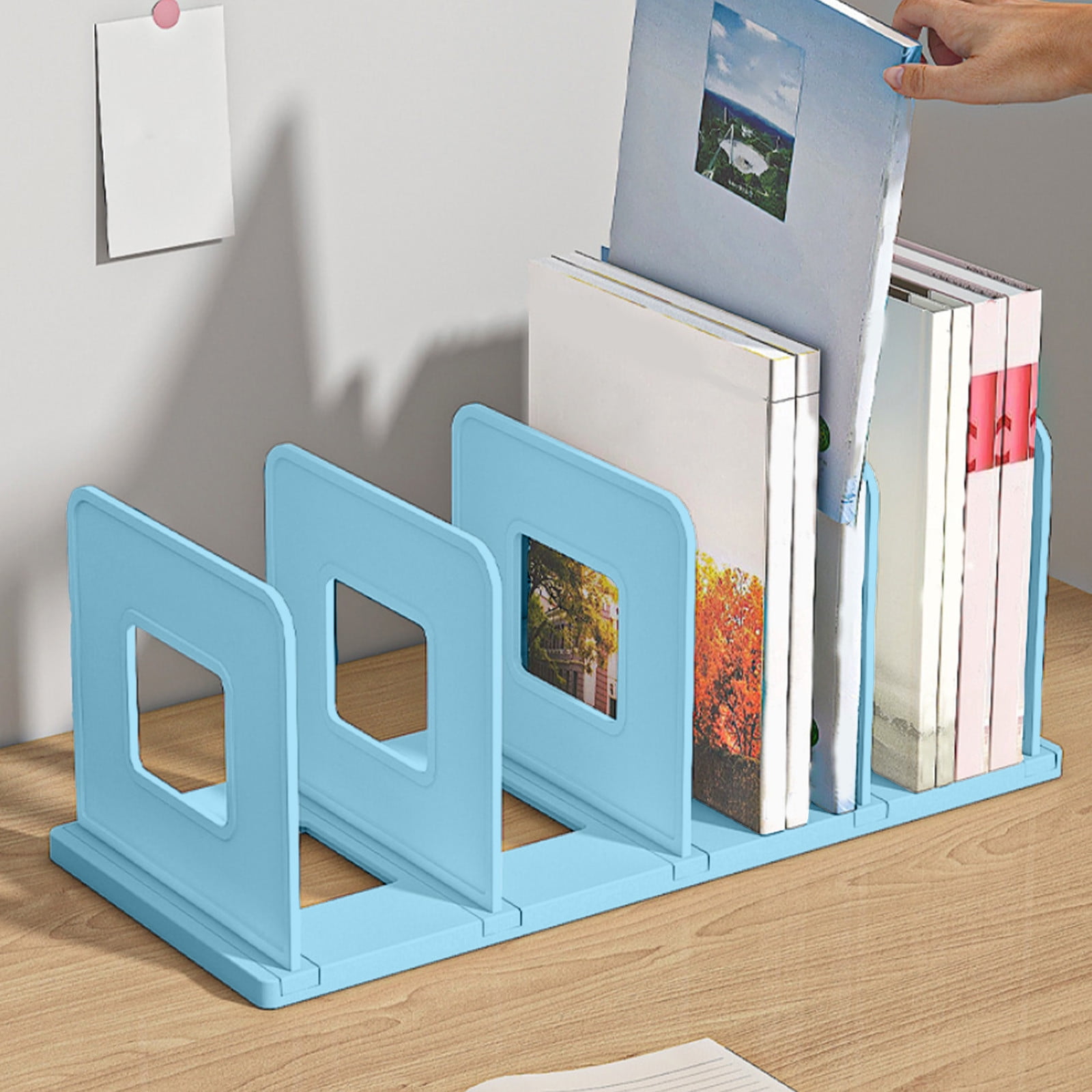 Leodye Bookstand Large Bookshelf Book Support Student Bookshelf Desktop ...