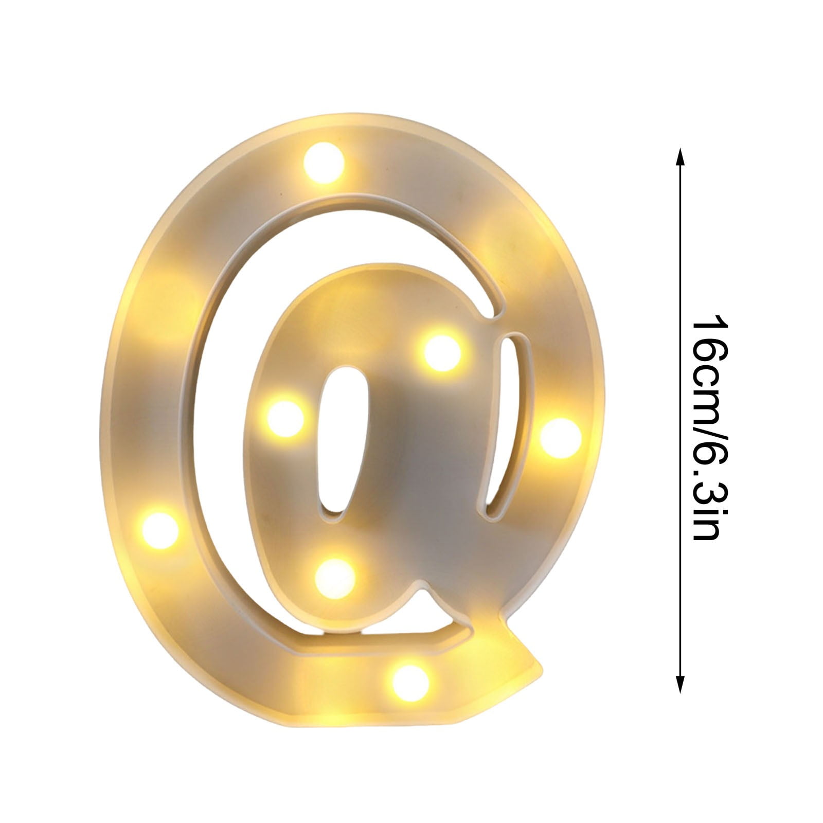 Leodye Clearance Under $2.00 Letters Lights Alphabet Lamp LED Letter ...