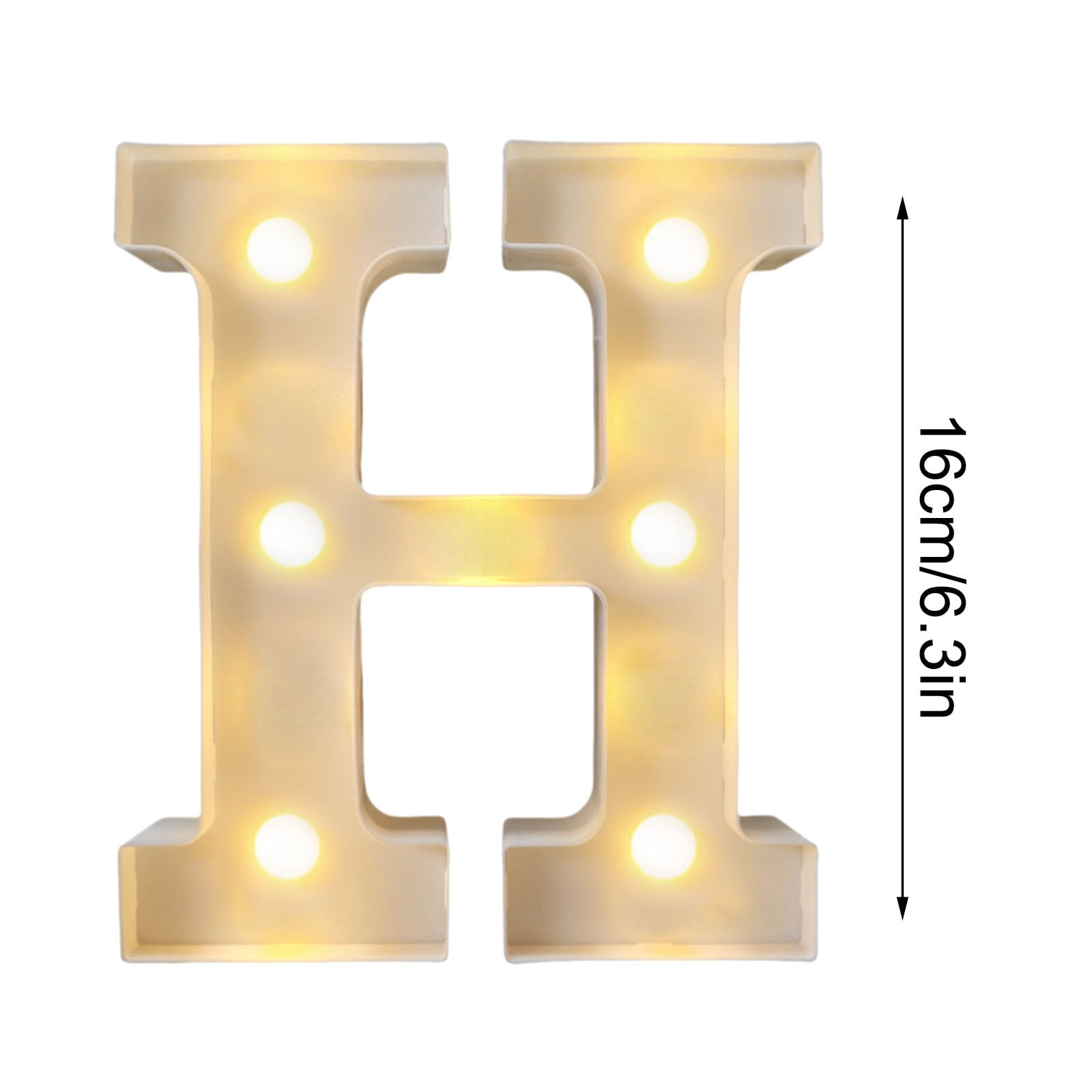 Leodye Clearance Under $2.00 Letters Lights Alphabet Lamp LED Letter ...