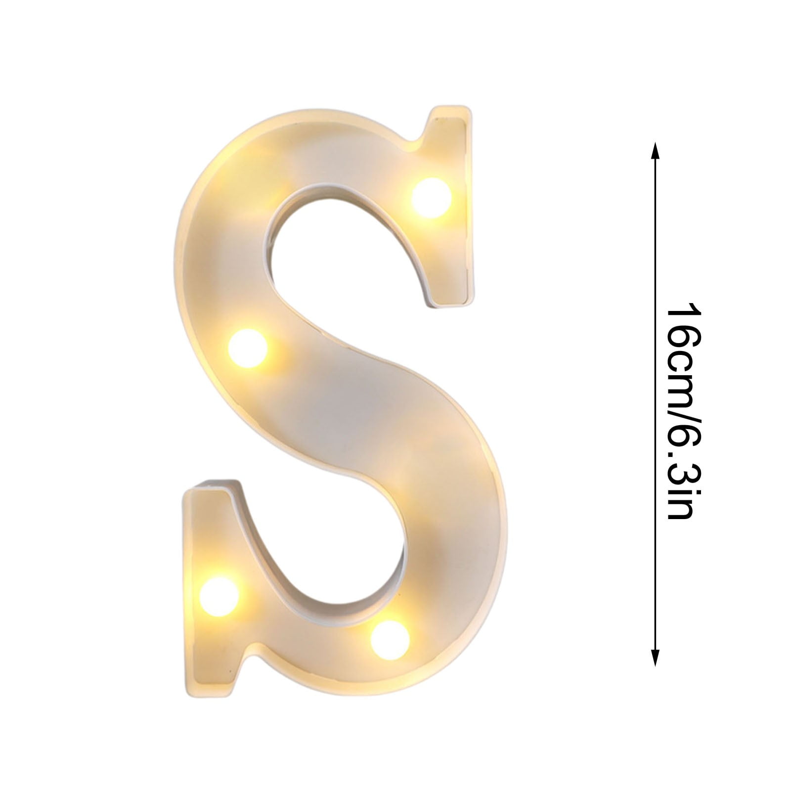 Leodye Clearance Under $2.00 Letters Lights Alphabet Lamp LED Letter ...