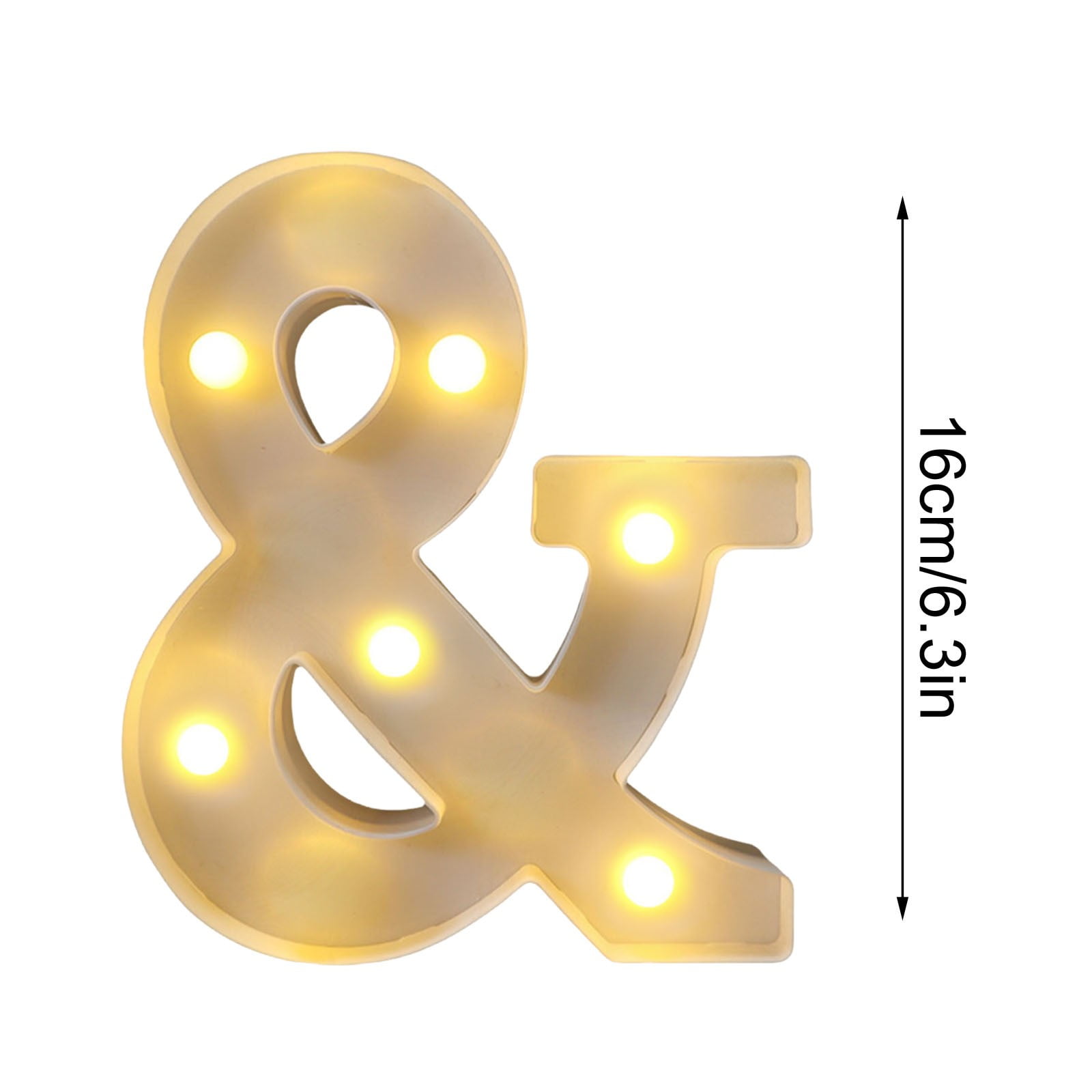 Leodye Clearance Under $2.00 Letters Lights Alphabet Lamp LED Letter ...