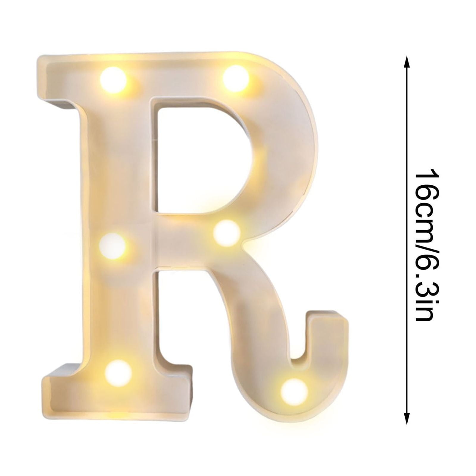Leodye Clearance Under $2.00 Letters Lights Alphabet Lamp LED Letter ...