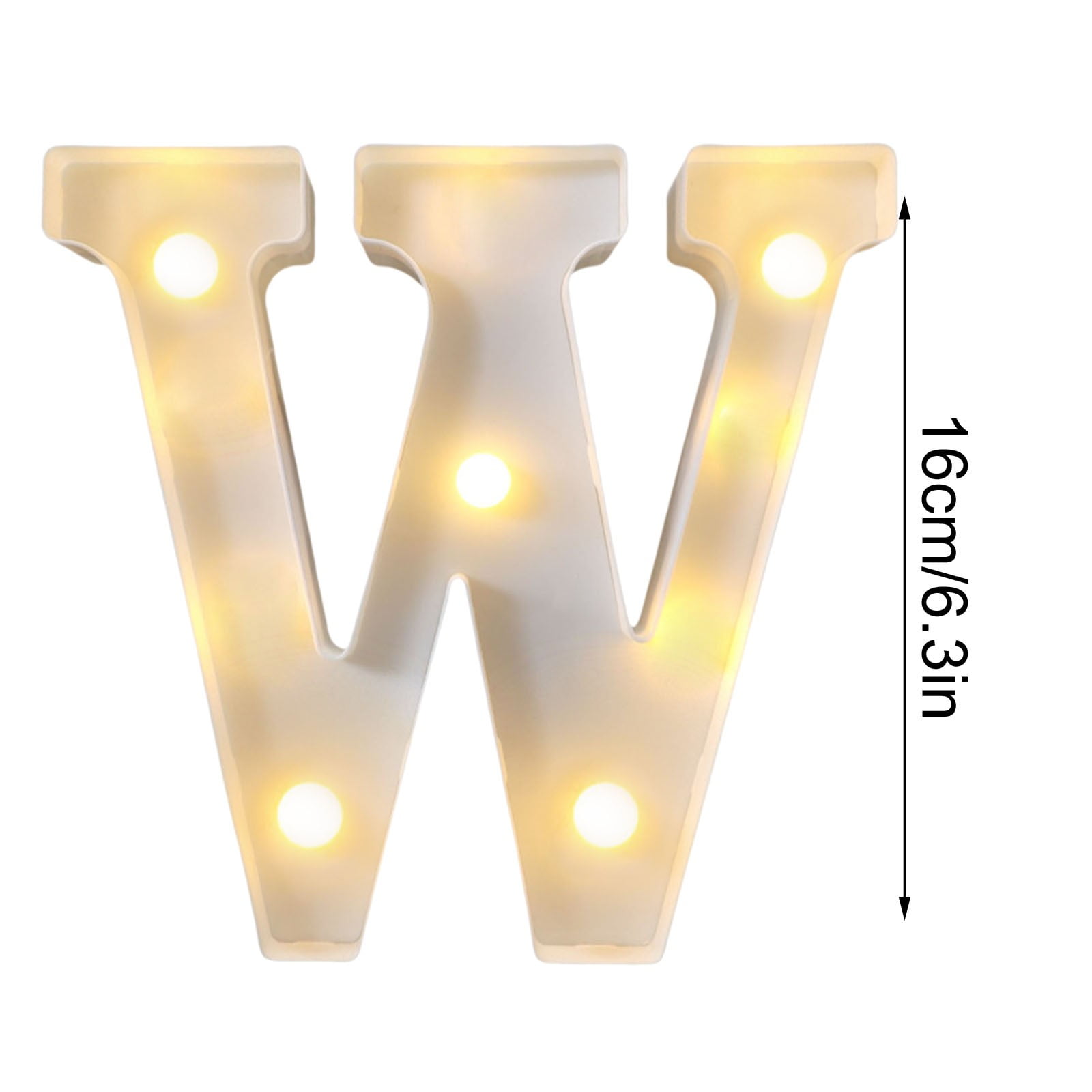 Leodye Clearance Under $2.00 Letters Lights Alphabet Lamp LED Letter ...