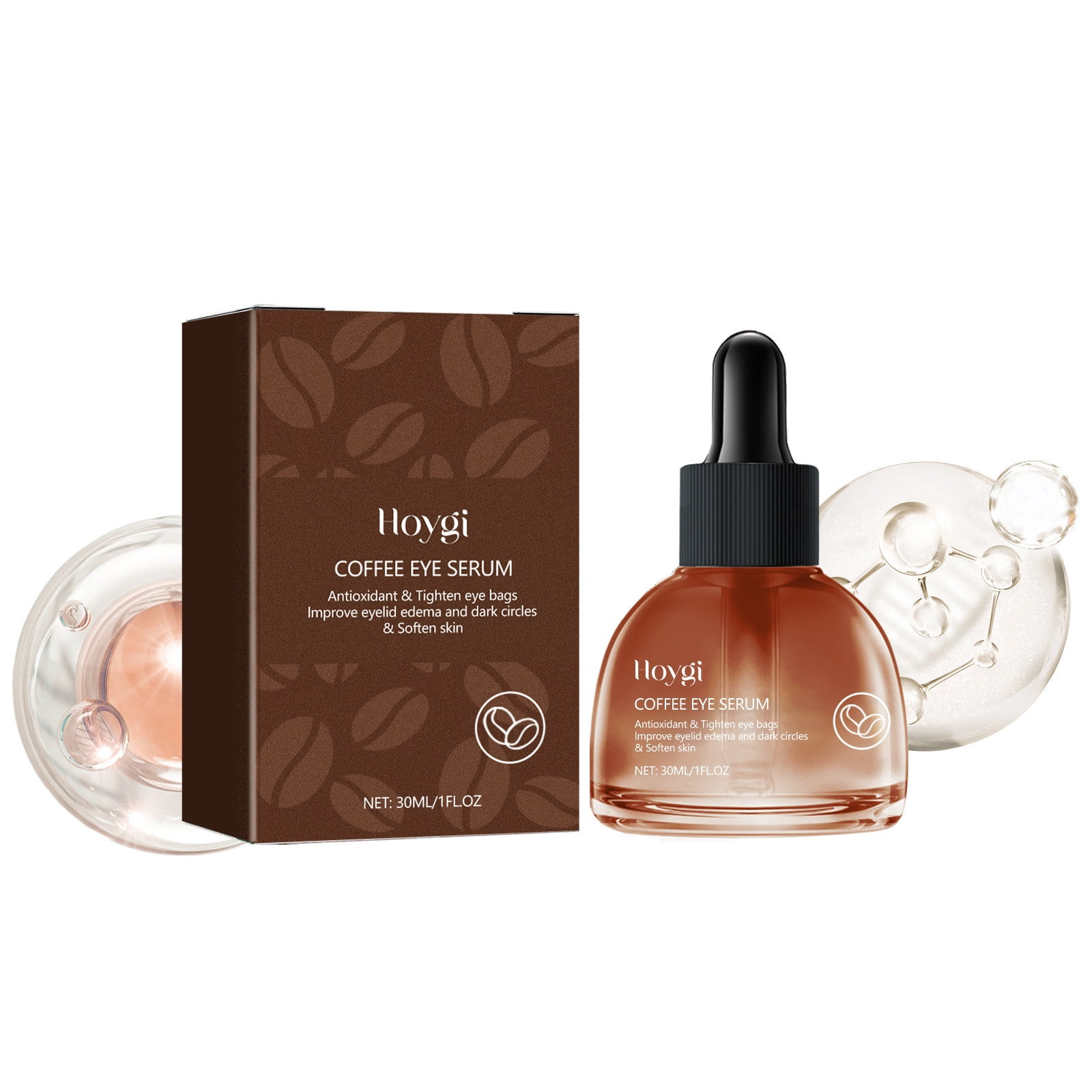 Leodye Coffee Eye Serum Caffeine Eye Serum Cream Removes Dark Circle ...