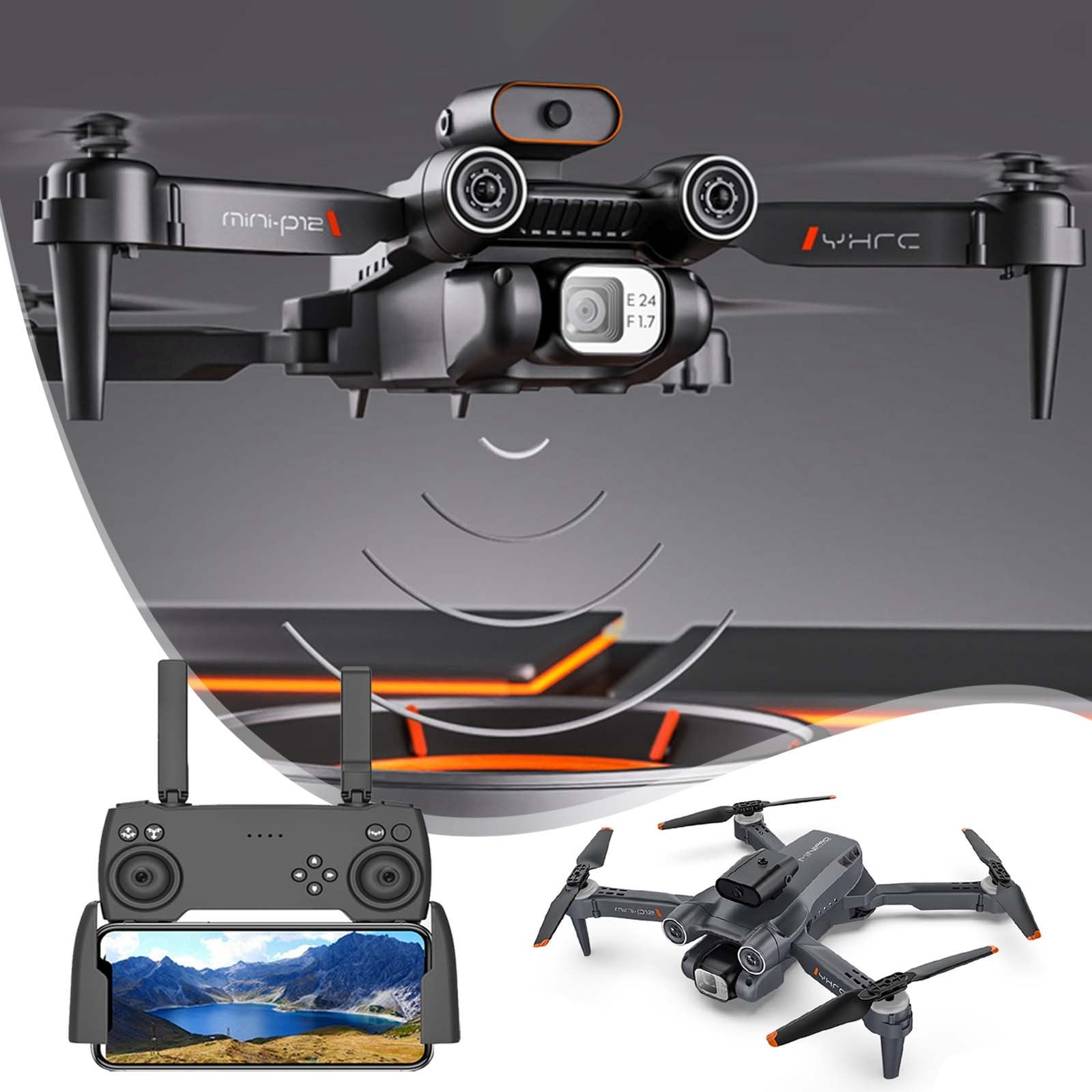 Leodye Drone with 1080P HD FPV Camera Remote Control Toys Gifts for ...
