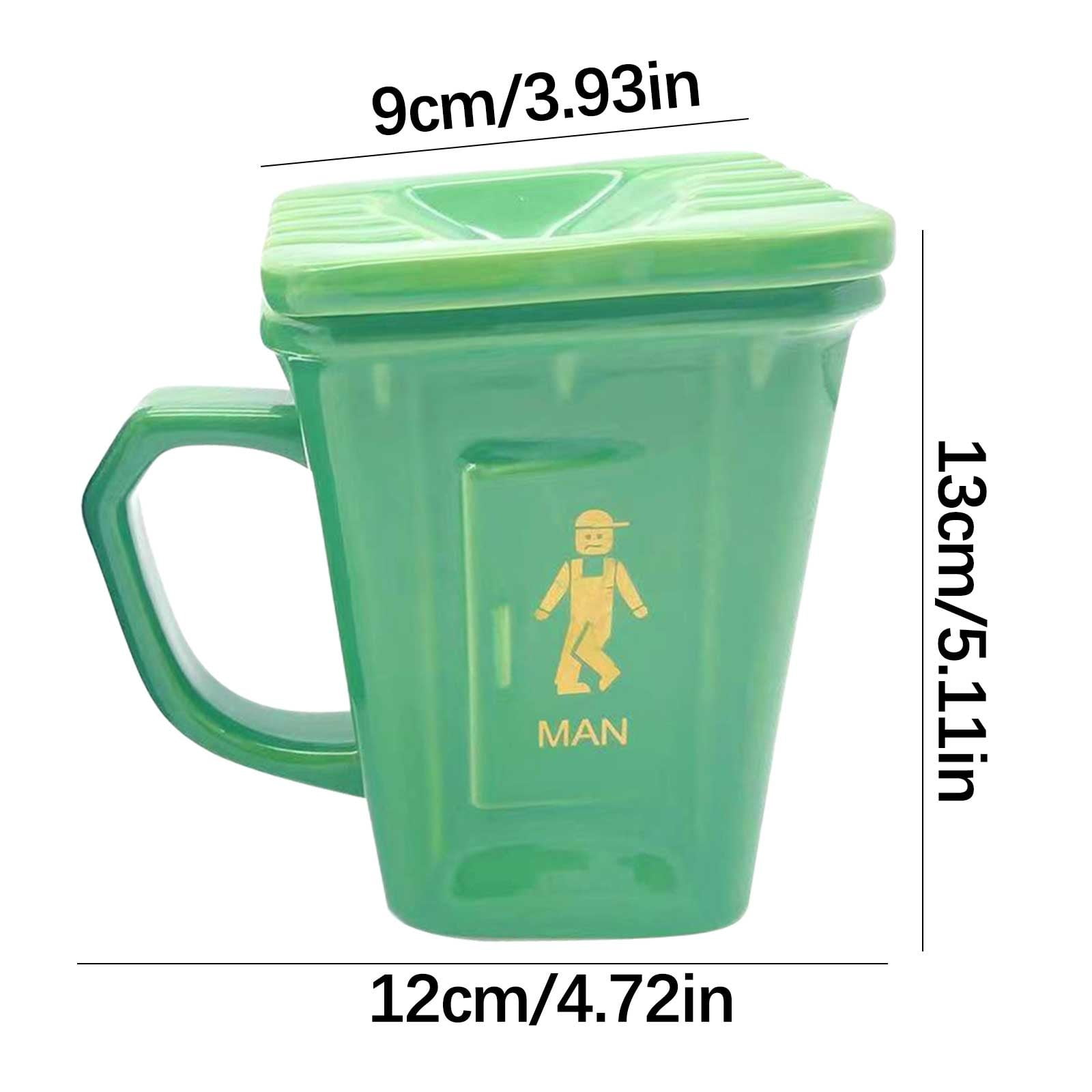 Leodye Hilarious Prank Gift,Squat Toilet Ceramic Mug,Realistic Design ...