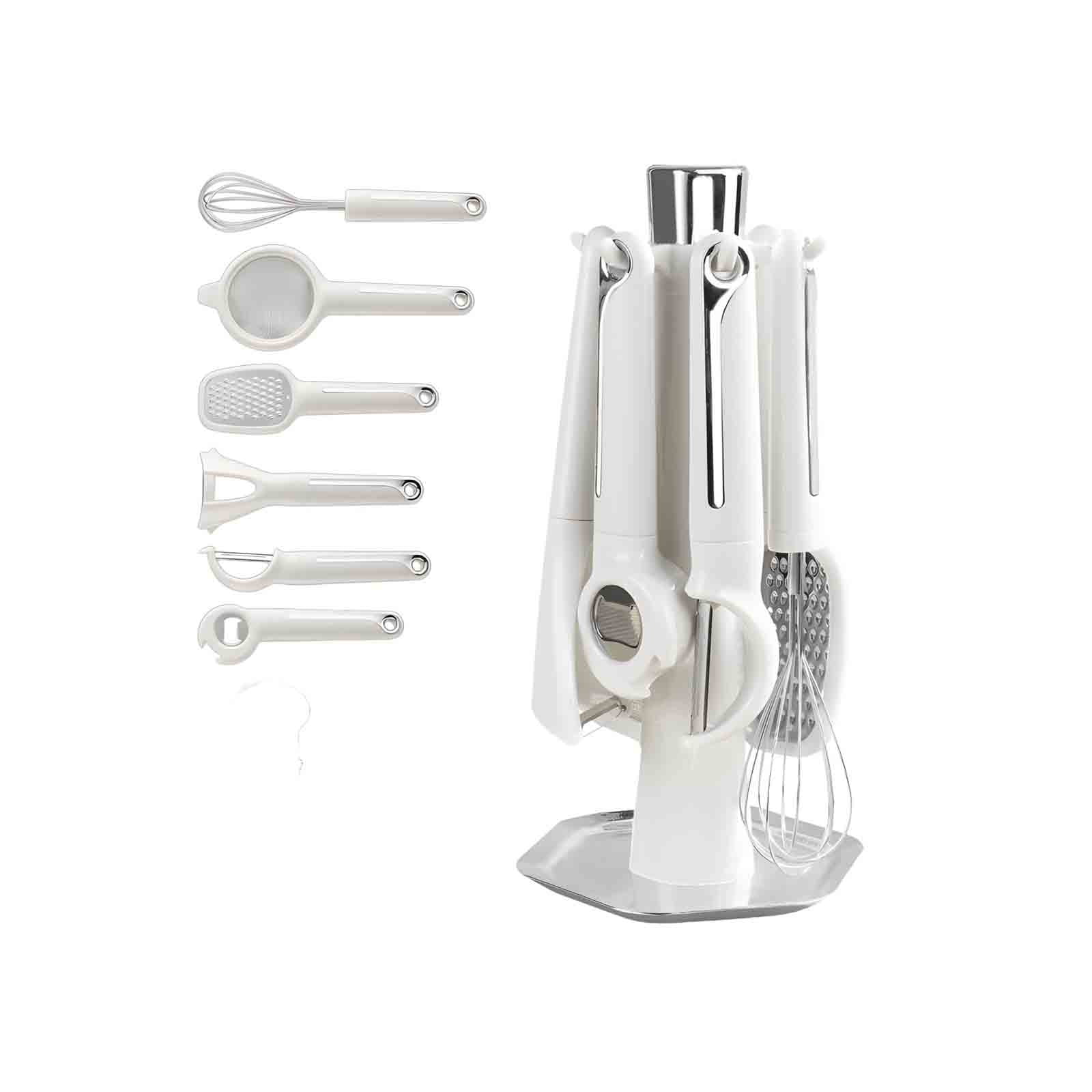 Leodye Kitchen helper set ,7-piece set includes a strainer, a vertical ...