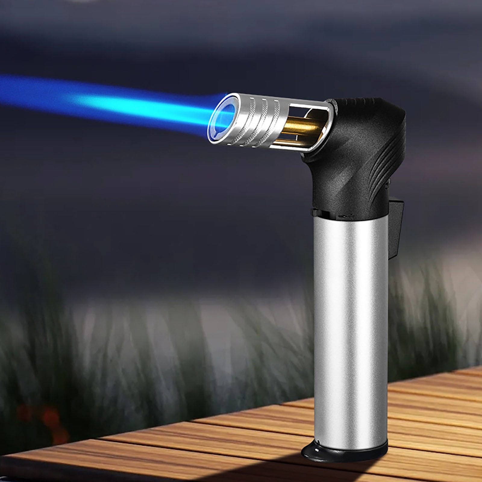 Leodye Luxury Portable Metal Lighter,Adjustable Flame,Windproof ...