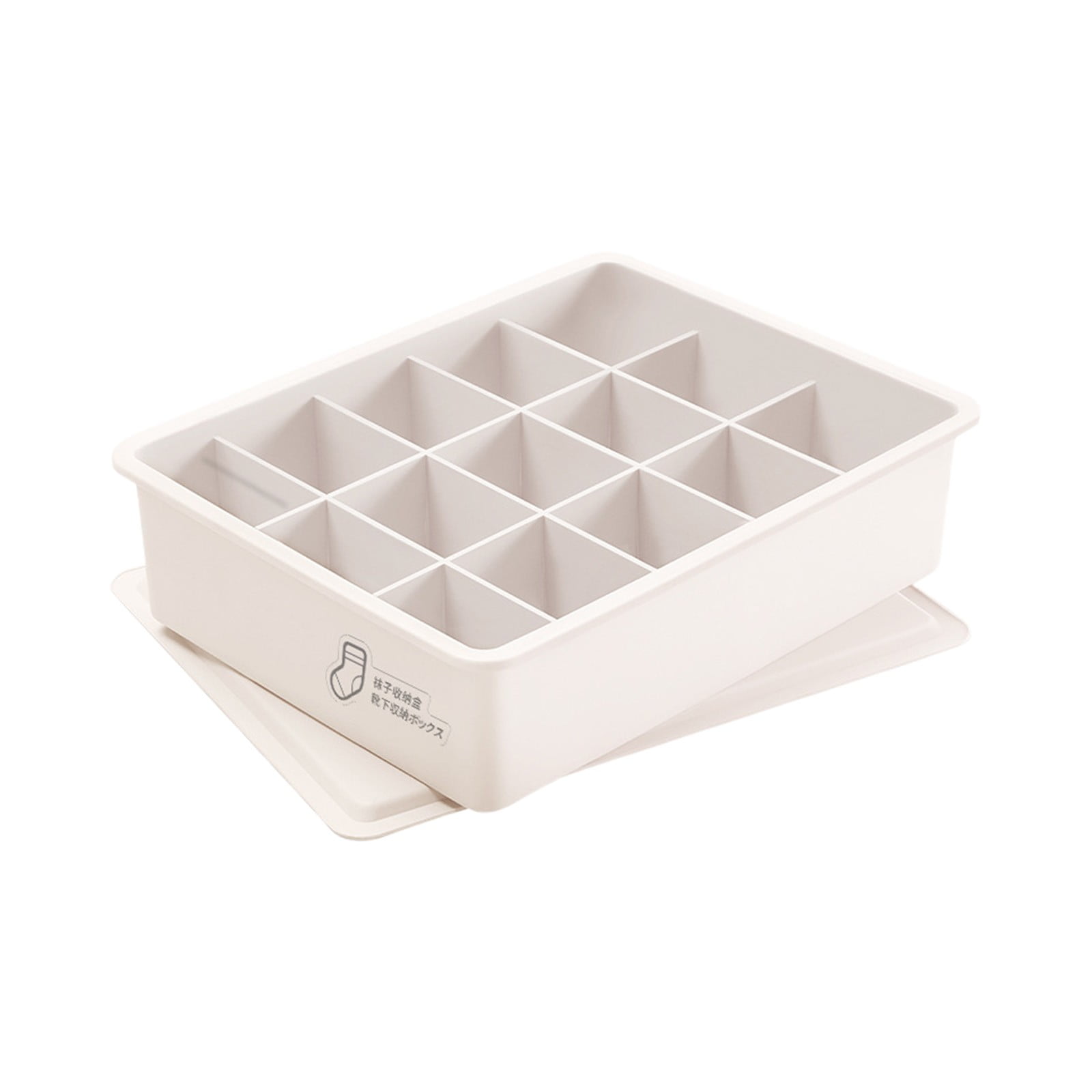 Leodye Sock Drawer Organizer Divider 1 Packs Underwear Organizer ...