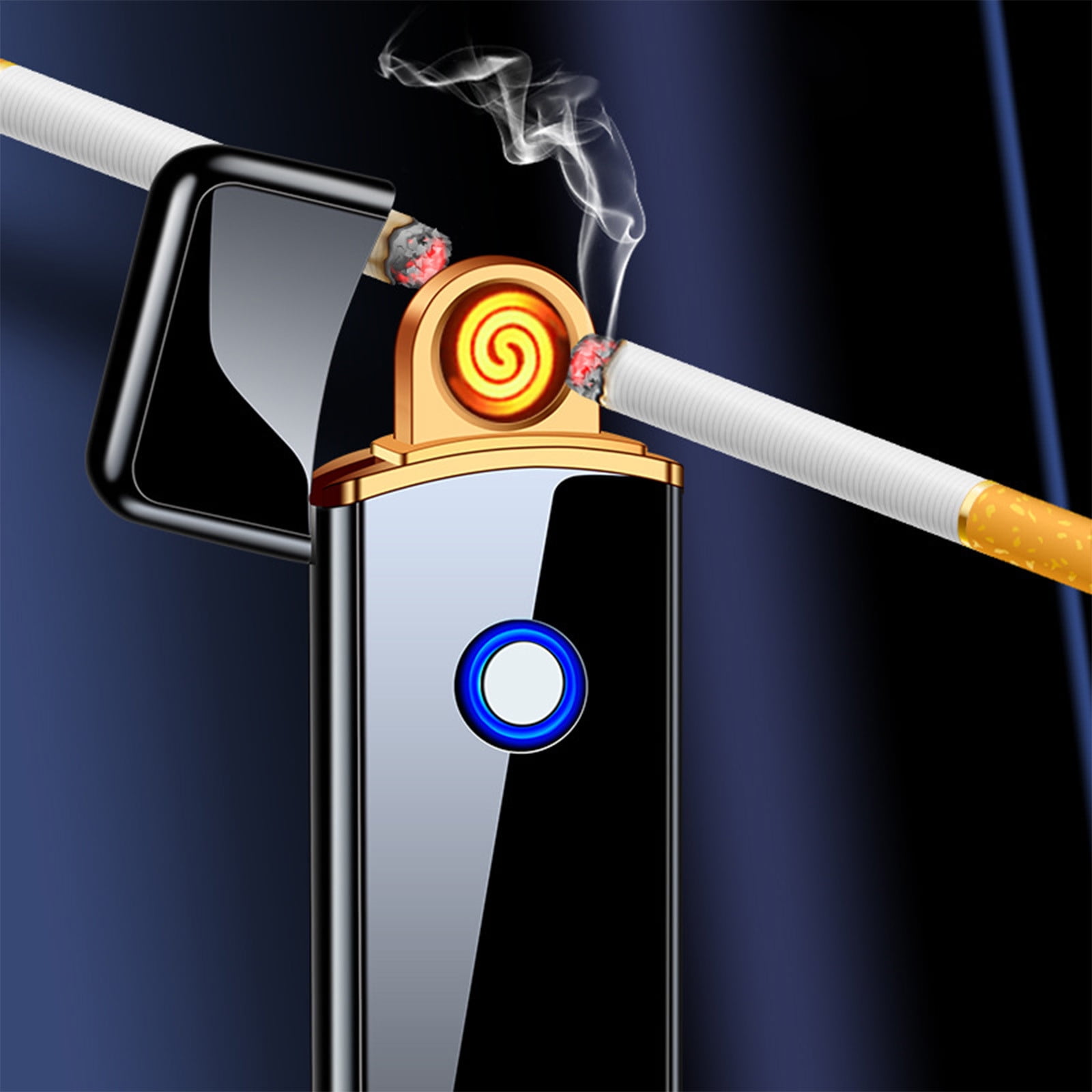 Leodye Type-C Rechargeable Lighter, Outdoor Windproof Cylindrical ...