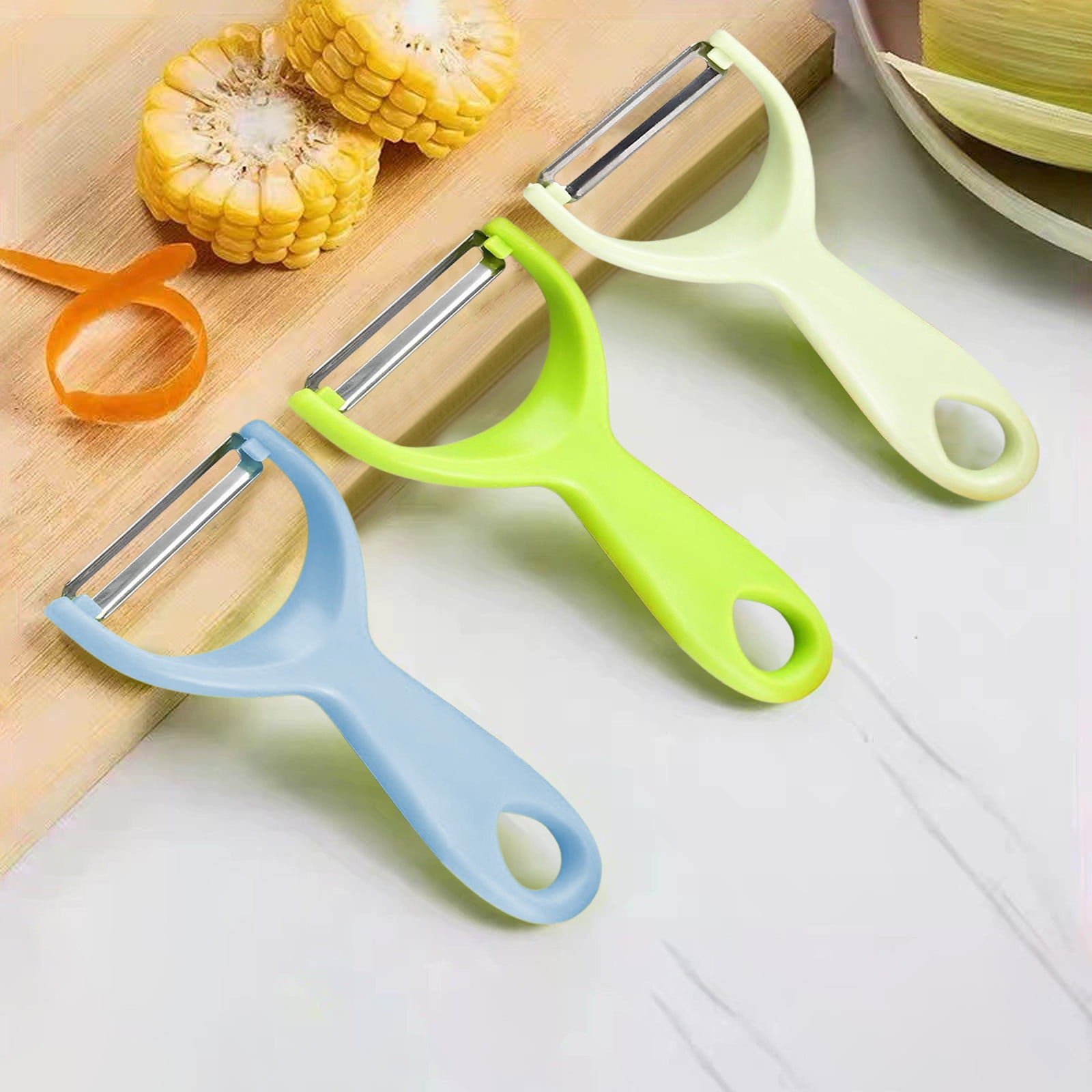 Leodye Upgrade Potato Peeler for Kitchen, Stainless Steel Vegetable ...