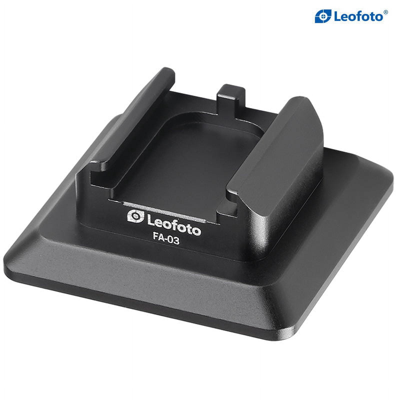 Leofoto FA-03 Flash Cold Shoe Conversion Adapter for ARCA Clamps ...