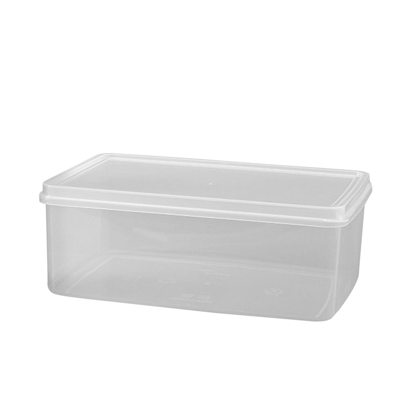 Leojiow Freshness Preservation Box Plastic Rectangular Transparent ...