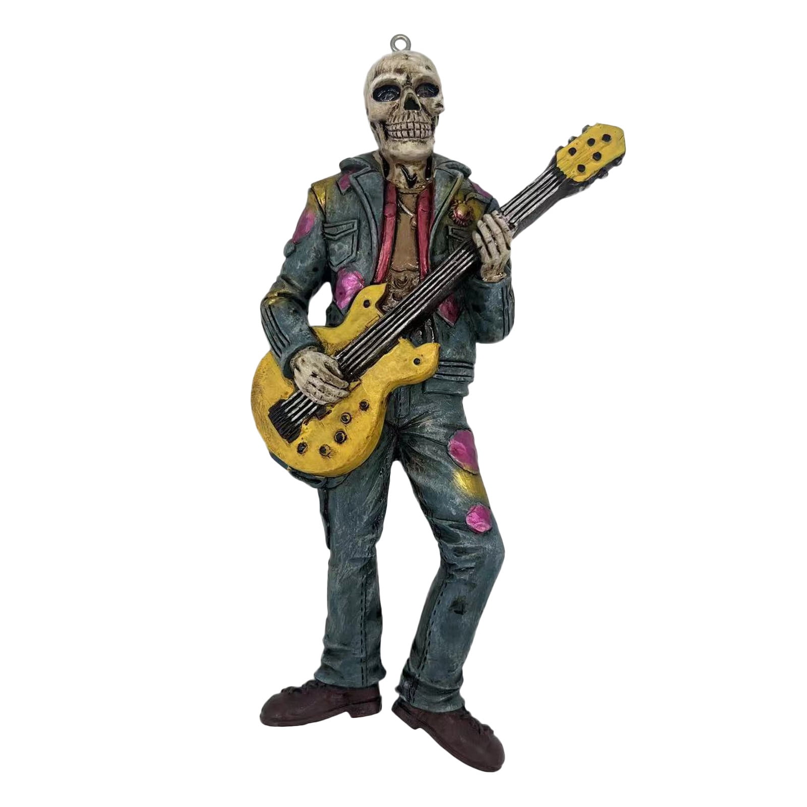 Leojiow Funny Skeleton Statue Skeleton Rock Band Figurines Unique Funny ...
