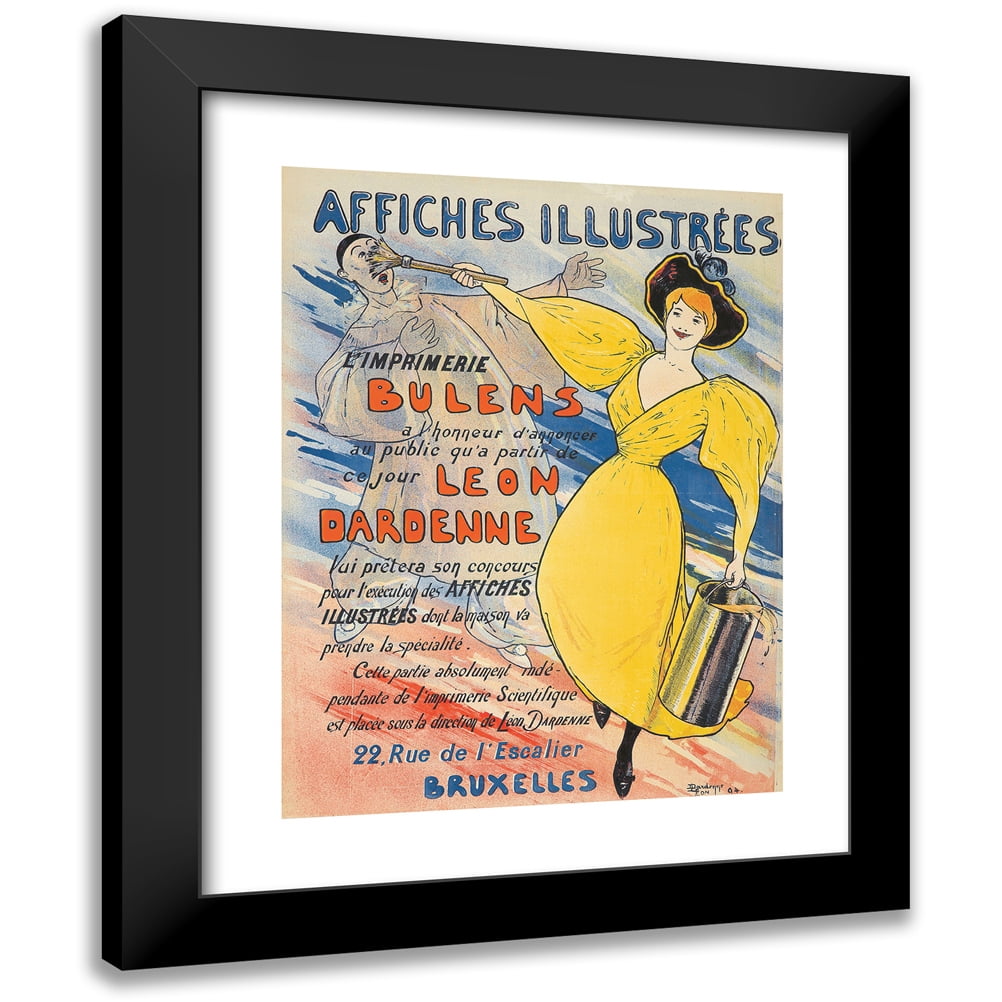 Leon Dardenne 15x18 Black Modern Framed Museum Art Print Titled ...