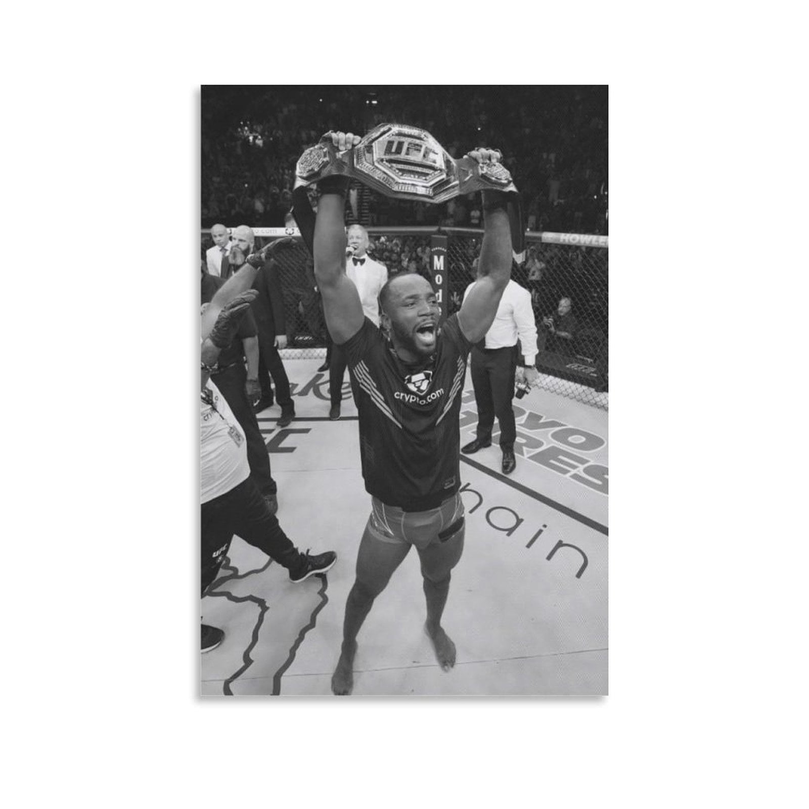 Leon Edwards Canvas Poster Artworks Picture Print Poster Wall Art ...