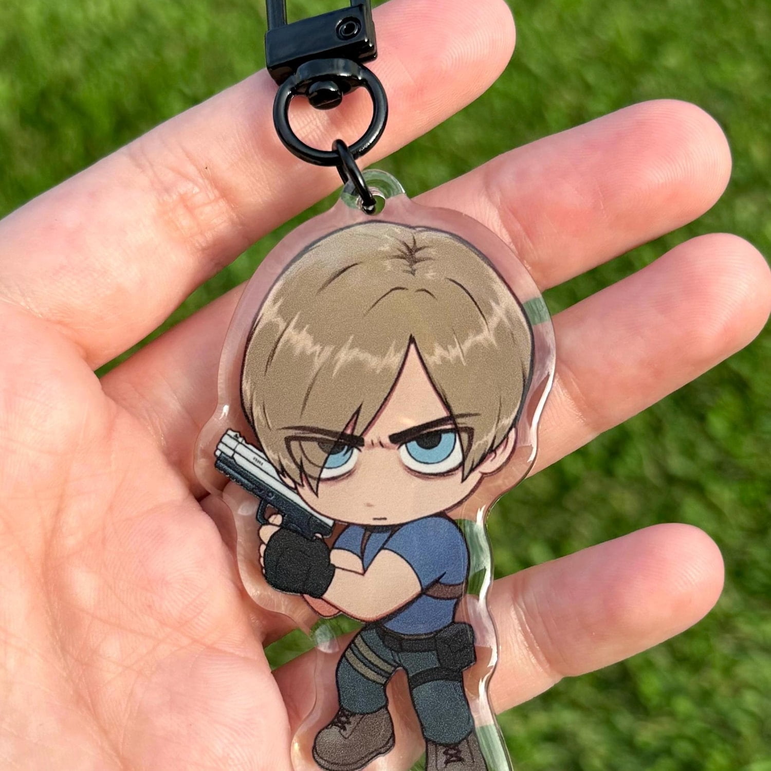 Leon Kennedy Acrylic Epoxy Charm || Resident Evil 4 RE4R RE4 Horror ...
