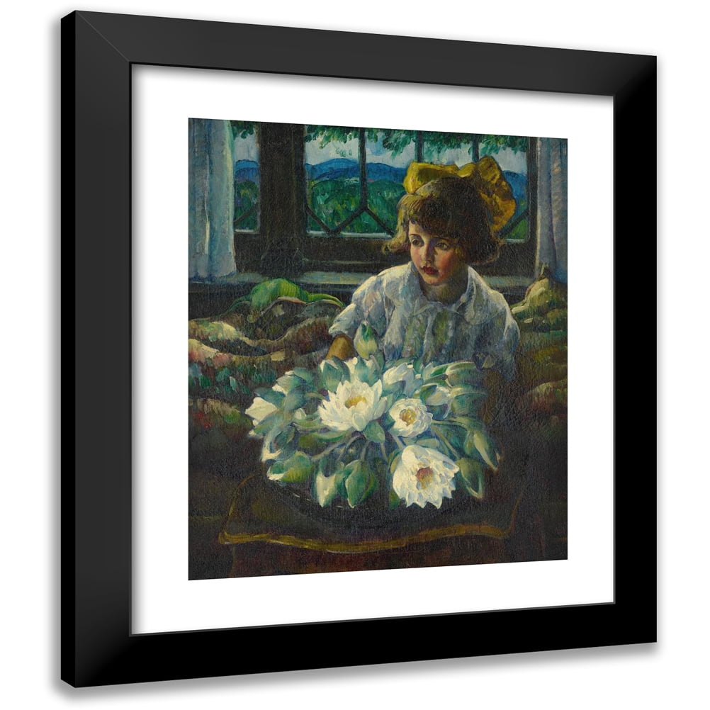 Leon Kroll 12x14 Black Modern Framed Museum Art Print Titled - Elaine ...