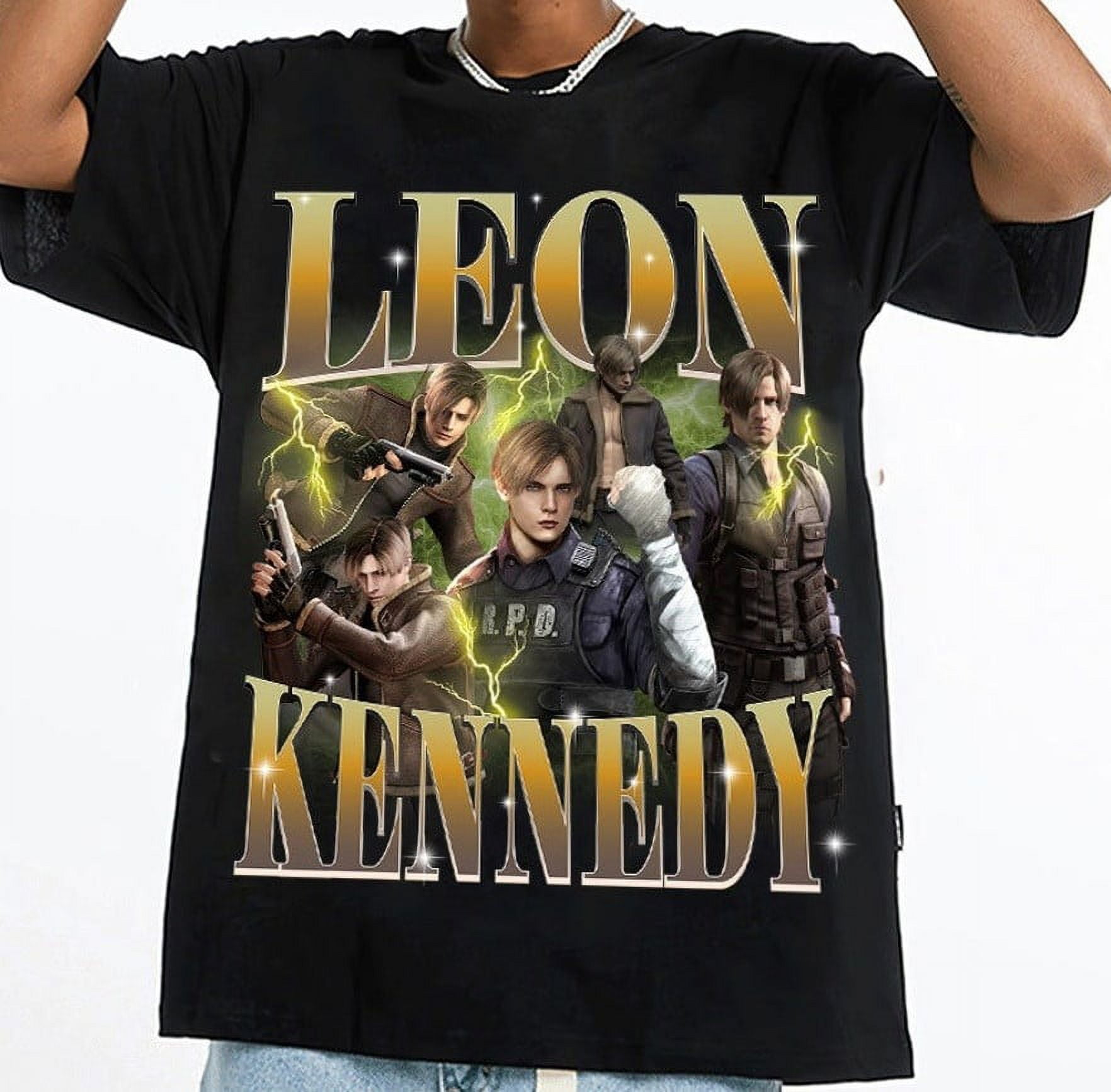 Leon S. Kennedy Vintage Graphic 90s Tshirt, Resident Evil Homage ...